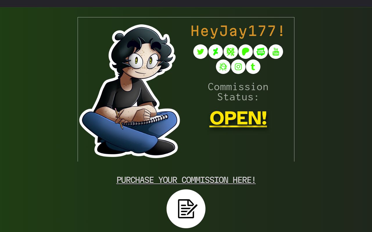 HeyJay177's Carrd\Commissions